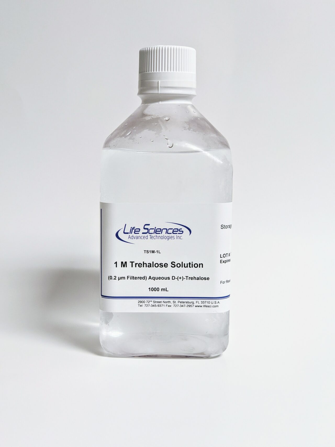 1M Trehalose Solution | Life Sciences Advanced Technologies